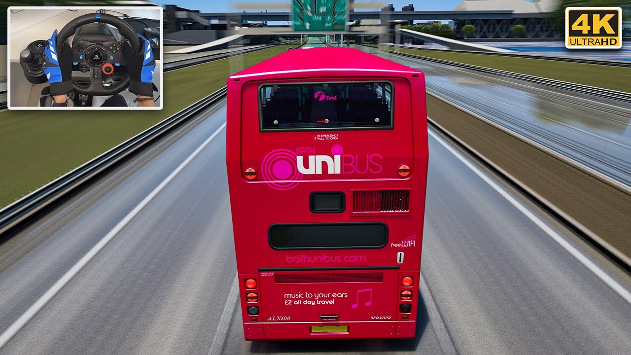 10,000 HP Volvo VNL Bus | Assetto Corsa | Steering Wheel gameplay - YouTube