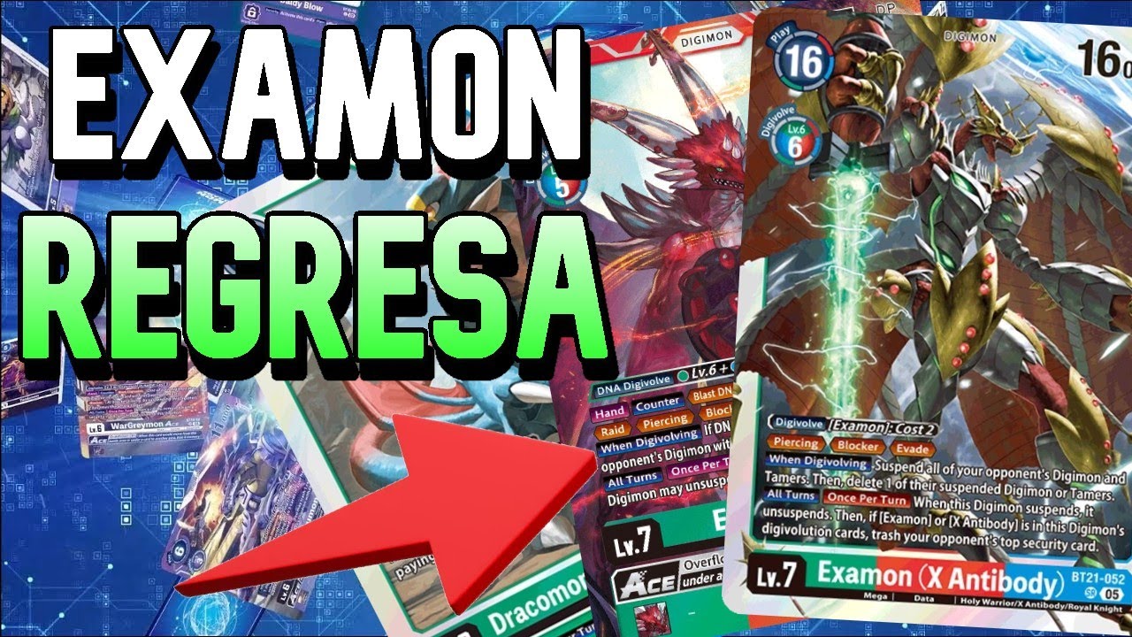 Deck Profile Examon BT 21| Digimon Card Game - YouTube