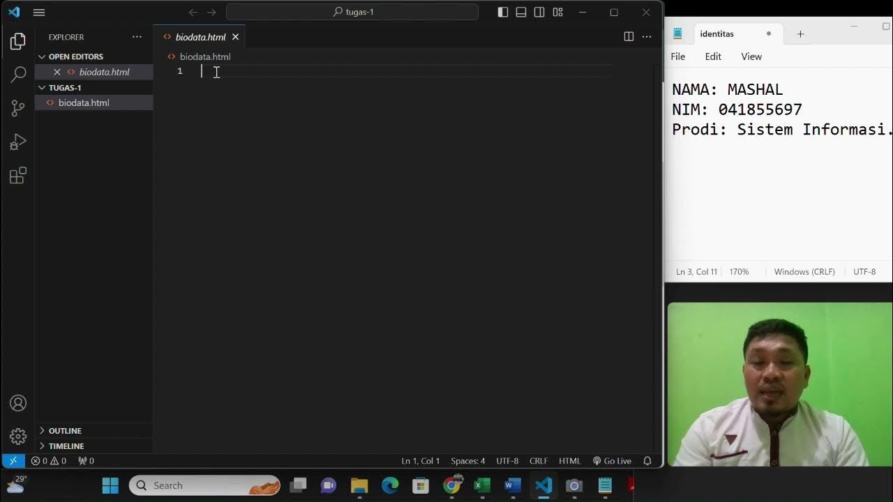 TUGAS 1 PEMROGRAMAN BERBASIS WEB - YouTube