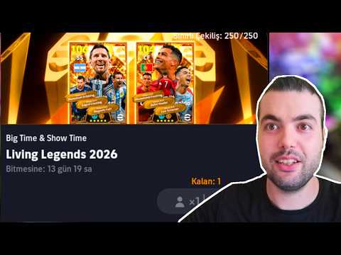 5 HESAPTA 10'LU AÇILIMA KAÇ EPİC ve SHOW TİME GELECEK (eFootball 2026 Mobile)