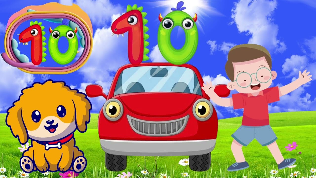 123 learning | 123 counting poem | nursery numbers 1 to 10 | numbers ...