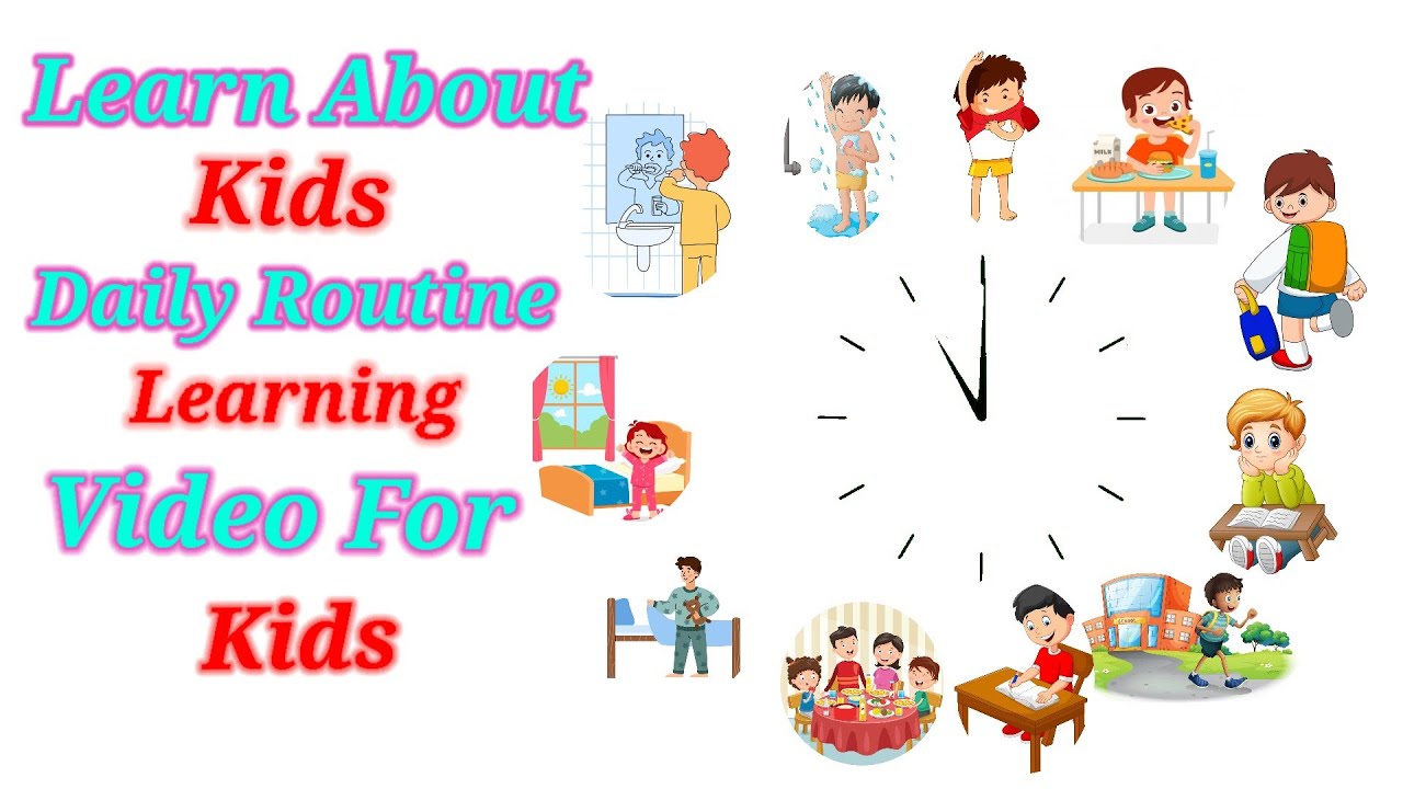 Kids Daily Routine Vacoubery | Easy Learning way | Daily Routine ...