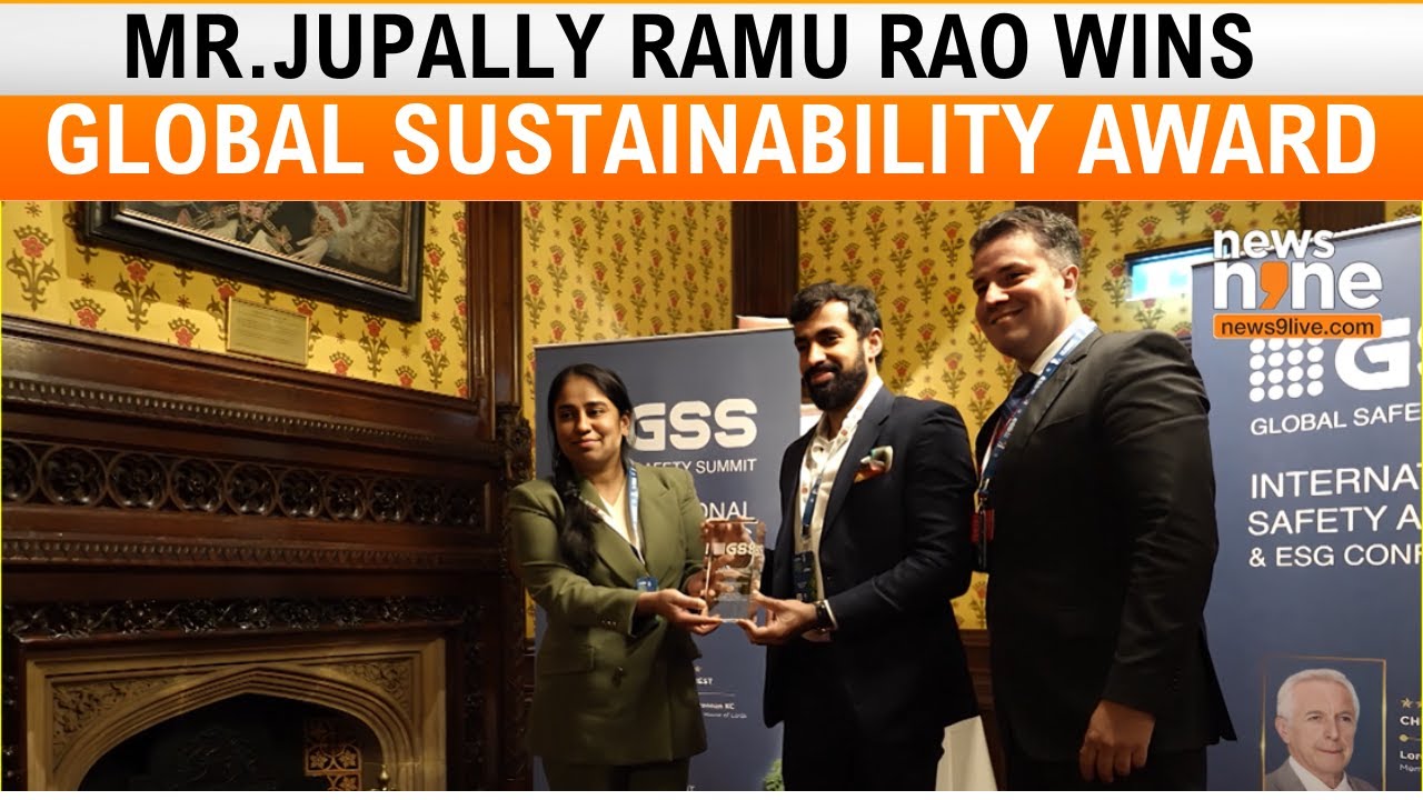 Mr. Jupally Ramu Rao Wins Global Sustainability Award 2024 | My Home ...