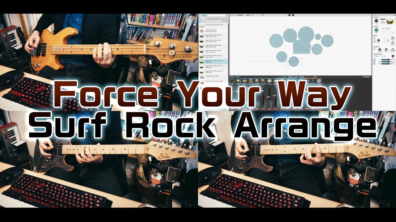 Force Your Wayをサーフロックアレンジで弾いてみる - YouTube