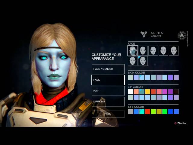 Destiny Character Creation Awoken Destiny 2 Character Customization