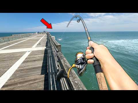 Angeln am Pier in Florida. Ich werde nie wieder auf die gleiche Weise an einem Pier angeln