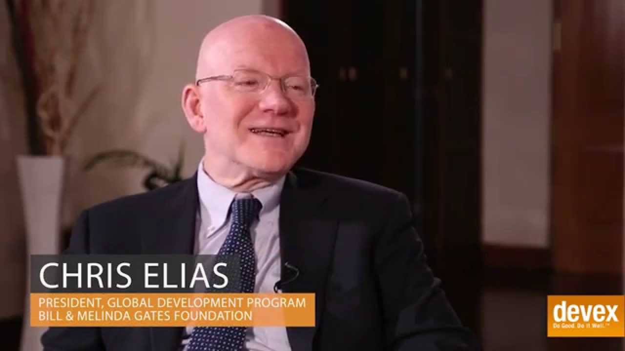 Chris Elias from the Bill and Melinda Gates Foundation at the Global ...