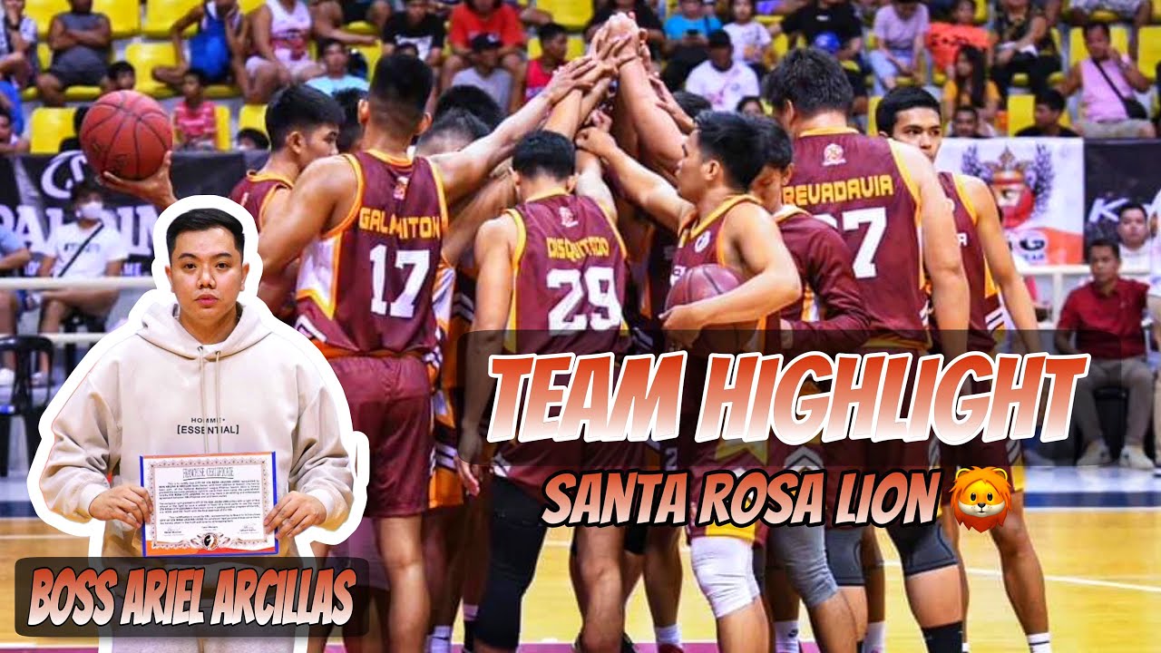 Team Highlight | City Of Santa Rosa Lion 🦁 | NBL- Pilipinas - YouTube