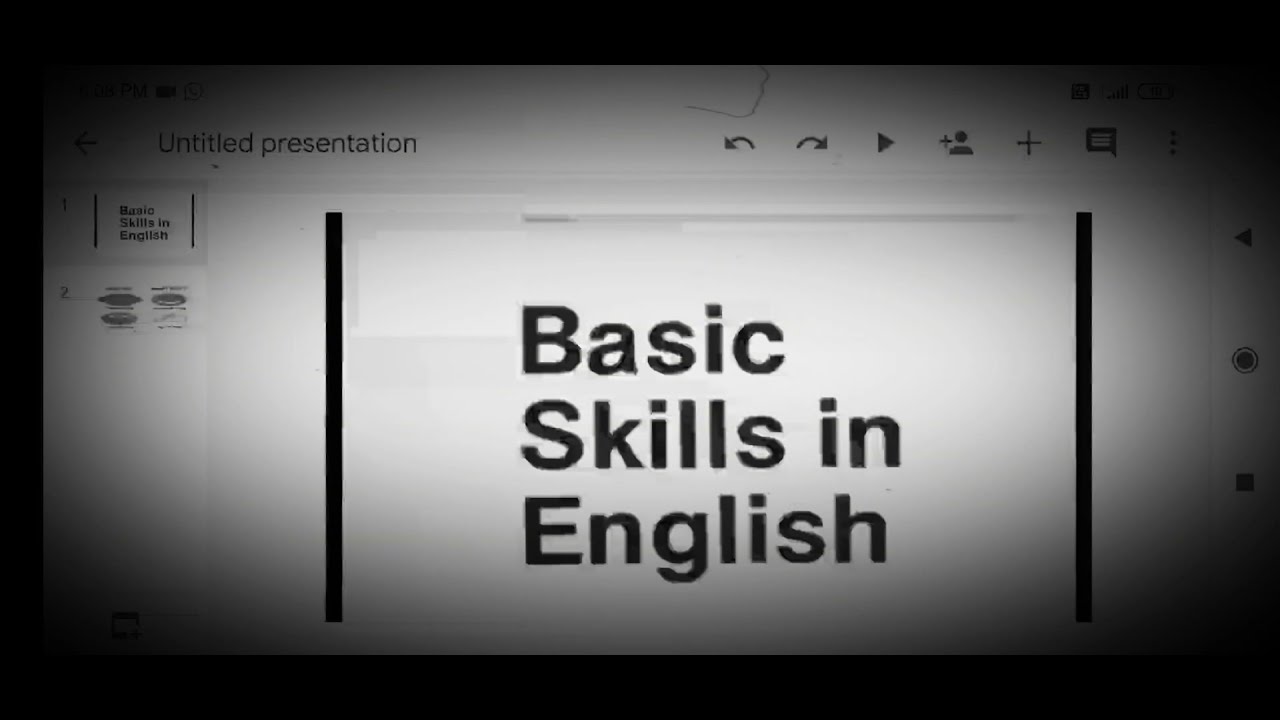 How to improve the Four basic skills in English - YouTube