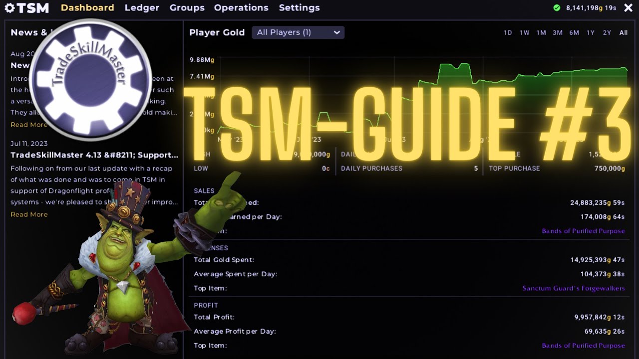 Tradeskillmaster-Guide Teil 3/3 | TSM-Gruppen, Auctioning-/Crafting ...