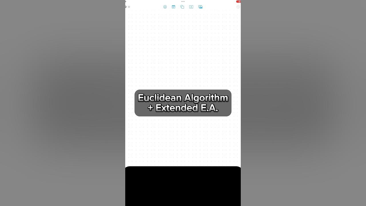 Euclidean Algorithm + Reverse #fyp #math #mathhack #mathematics #maths #number #theory - YouTube