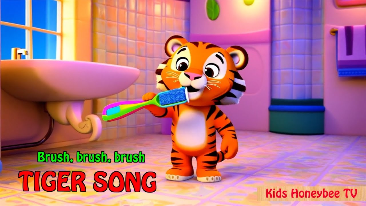 Brush, brush, brush tiger song - YouTube