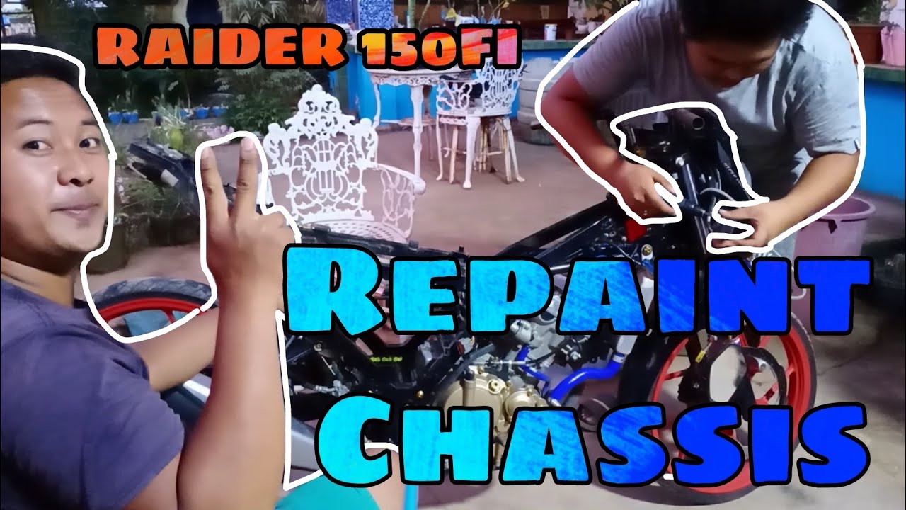 Raider 150 FI | Repaint Chassis | MotoJorge - YouTube