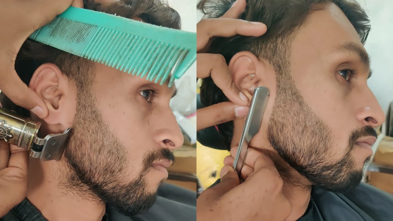 L shape Dadhi Setting karo Asan Tarike Se | L Shave Beard Style Cut For ...