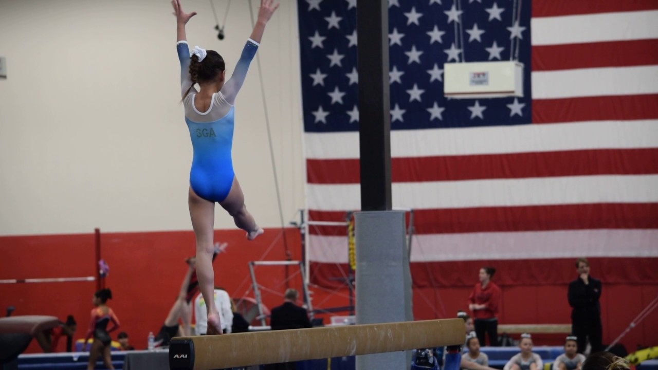 2017-01-29 Naomi Level 4 Gymnastics Beam - YouTube