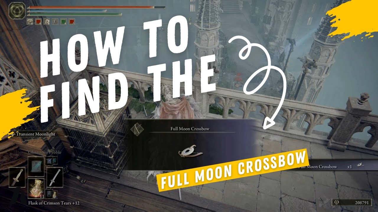Elden Ring: How to Find the Full Moon Crossbow - Location - Gameplay ...
