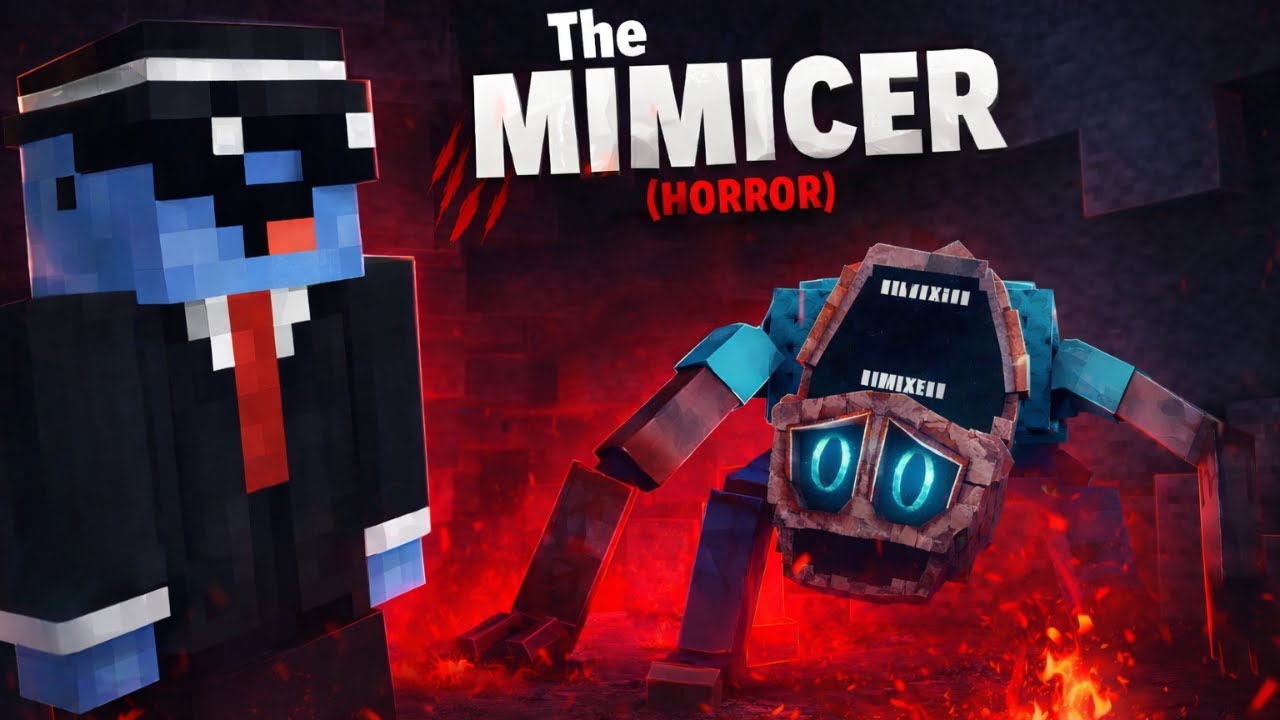 Je SURVIS face au MIMICER… (Mod Horror Minecraft) 😱 - YouTube