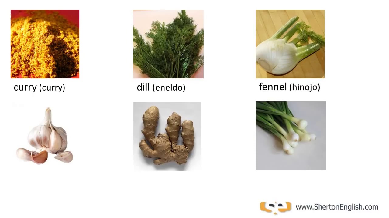 Especias y Condimentos - Spices & Condiments OK - YouTube
