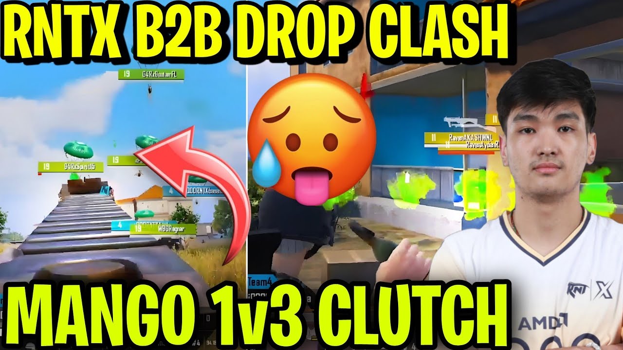 RNTX New Player Destroying Drop Fights 🥵 Mango 1v3 🔥 - YouTube