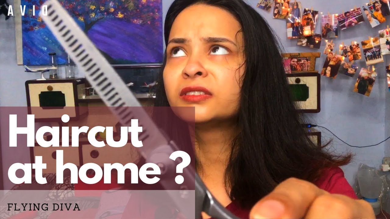 How to cut your own hair at home | DIY Haircut | Flying Diva - YouTube