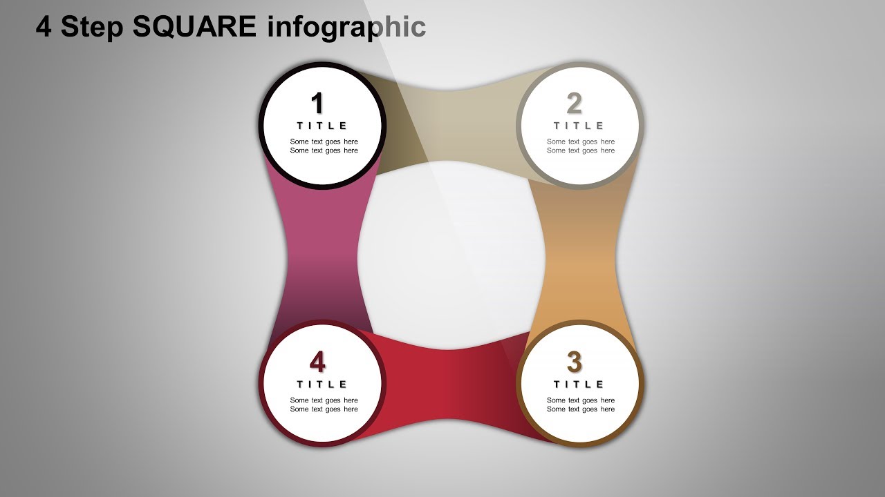 16.Create 4 step SQUARE infographic|PowerPoint Presentation|Graphic ...