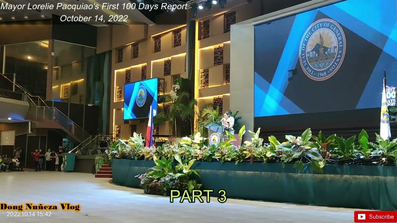 Part 3: MAYOR LORELIE PACQUIAO'S FIRST 100 DAYS REPORT - YouTube