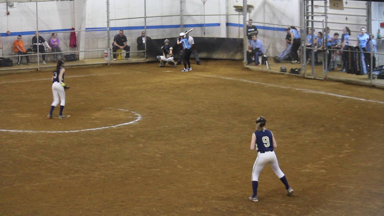 Amanda Stockman shortstop Diamond Girls at the Spano Dome - YouTube