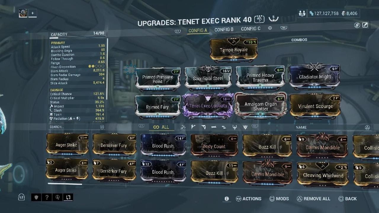Warframe tenet exec build - YouTube