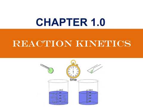 CHAPTER 1: REACTION KINETICS Part 1 - YouTube