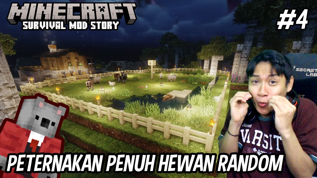 PEMBUATAN CAGAR ALAM MINI | MINECRAFT MOD SURVIVAL SEASON 1 #4 - YouTube