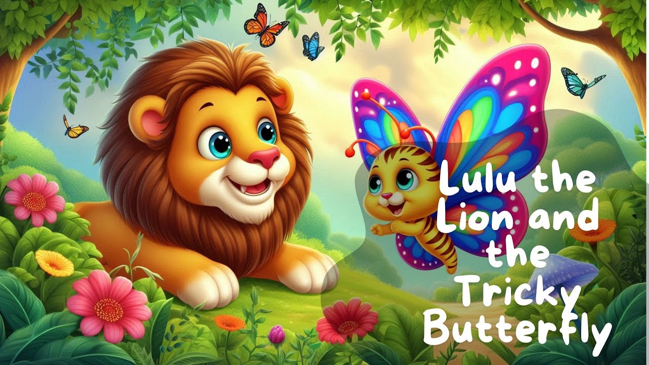 Lulu the Lion and the Tricky Butterfly🦁🦋#fairtales #cocomelonnurseryrhymes #cartoon # ...