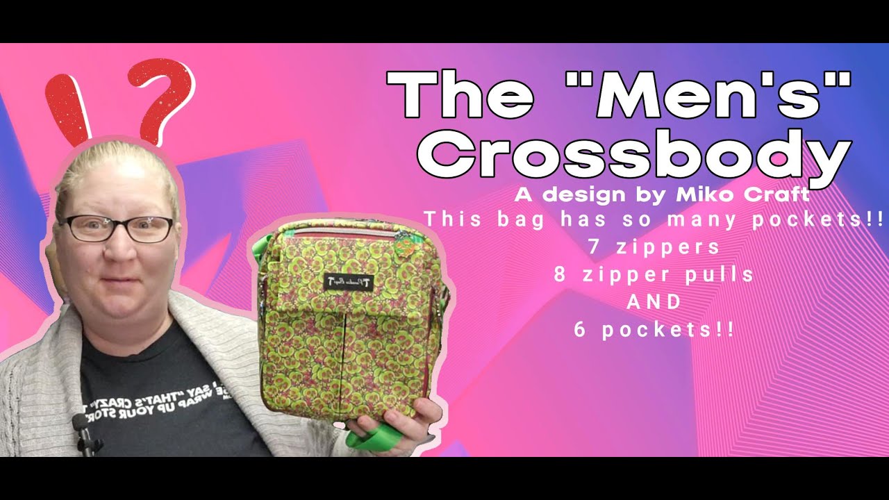 DIY: Easy and Fun unisex Multi-Functional Bag with 8 Pockets - Step-by ...