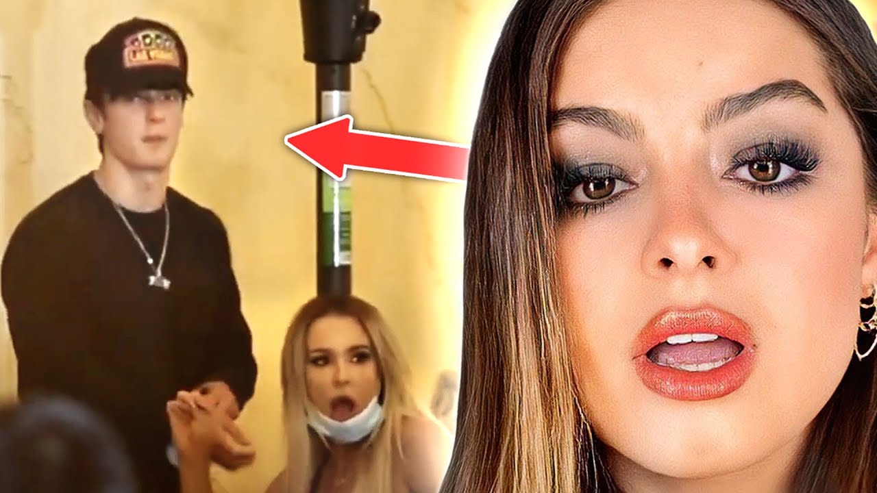 Addison Rae Gets Emotional Over Bryce Hall... - YouTube