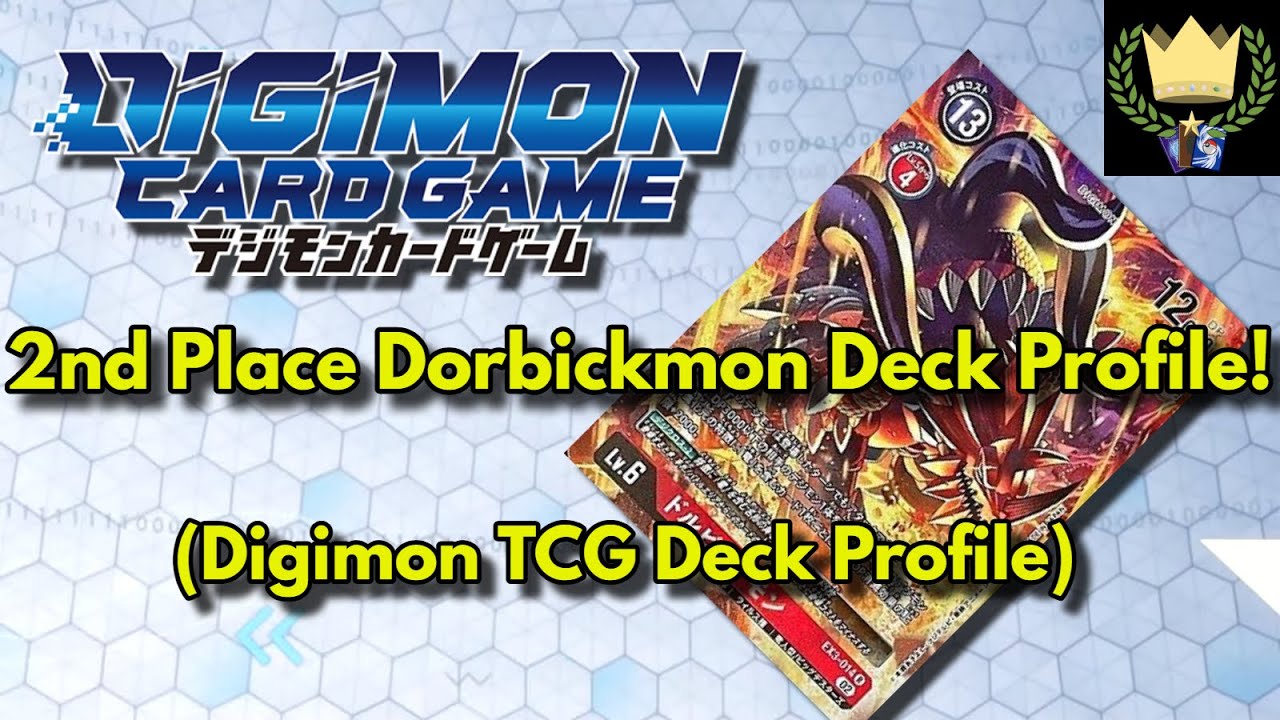 2ND PLACE DIGIMON TCG DORBICKMON DECK PROFILE! | #digimon #digimontcg # ...