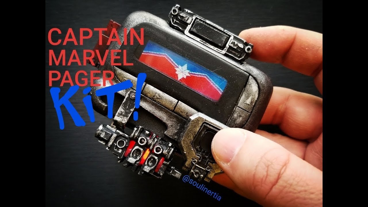 Captain Marvel Pager Kit install! - YouTube
