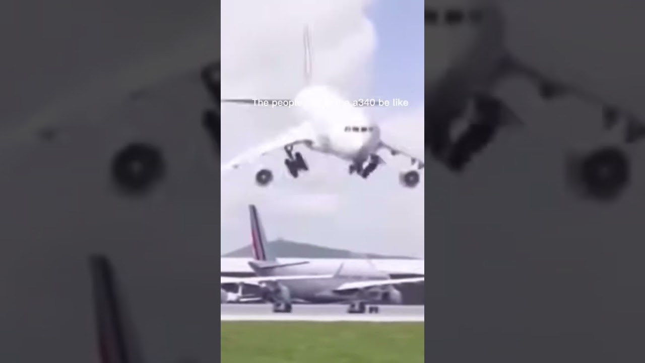 Funny plane dancing, the passengers inside be like - YouTube