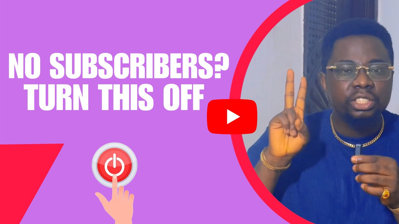 No Watch Hours? No Subscribers? TURN THIS OFF NOW! - YouTube