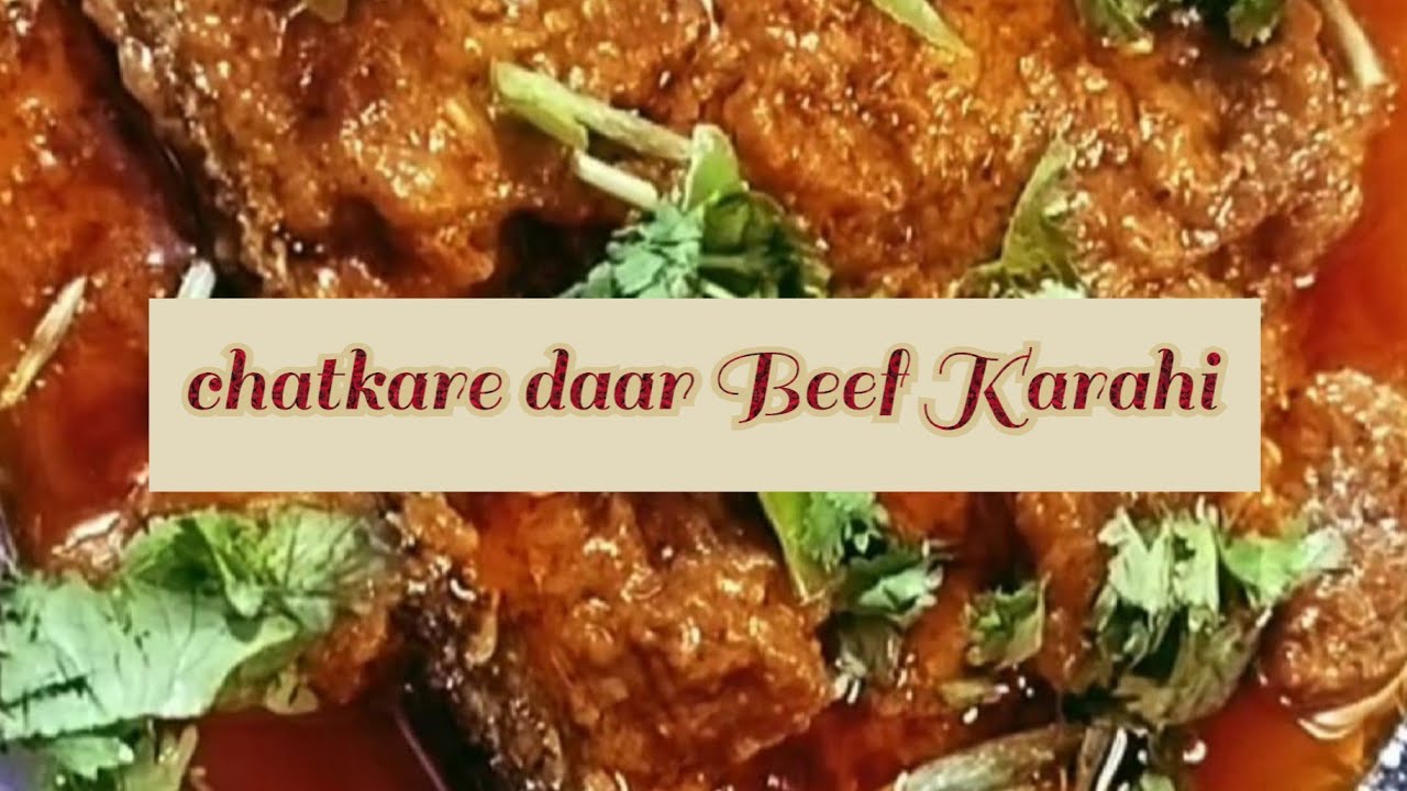Karahi Gosht Restaurant style Easy Recipe By Apna kitchen||Beef karahi ...