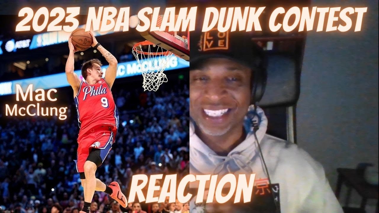 NBA: Mac McClung "2023 NBA Slam Dunk Contest" (REACTION) - YouTube