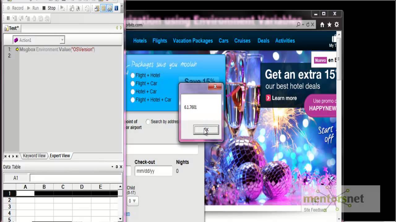 QTP 26: Parameterizing Using Environment Variables - YouTube