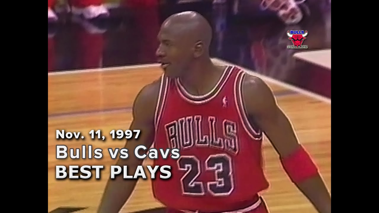 November 11, 1997 Bulls vs Cavs highlights - YouTube