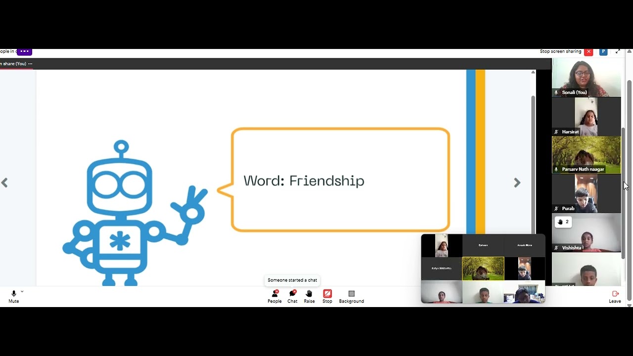 Planet Spark Practice class video of Sonali - YouTube