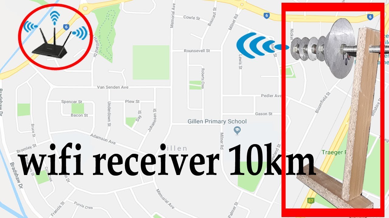 How to Make wifi receiver 10km || PC & Android - YouTube
