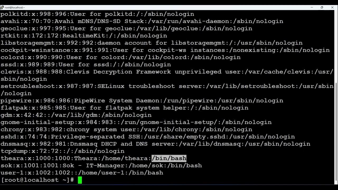 User and Group Management - Part 1 - YouTube