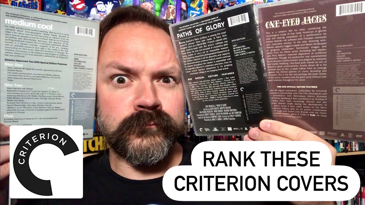 CRITERION COLLECTION MOVIES RANKED by COVER ART - YouTube