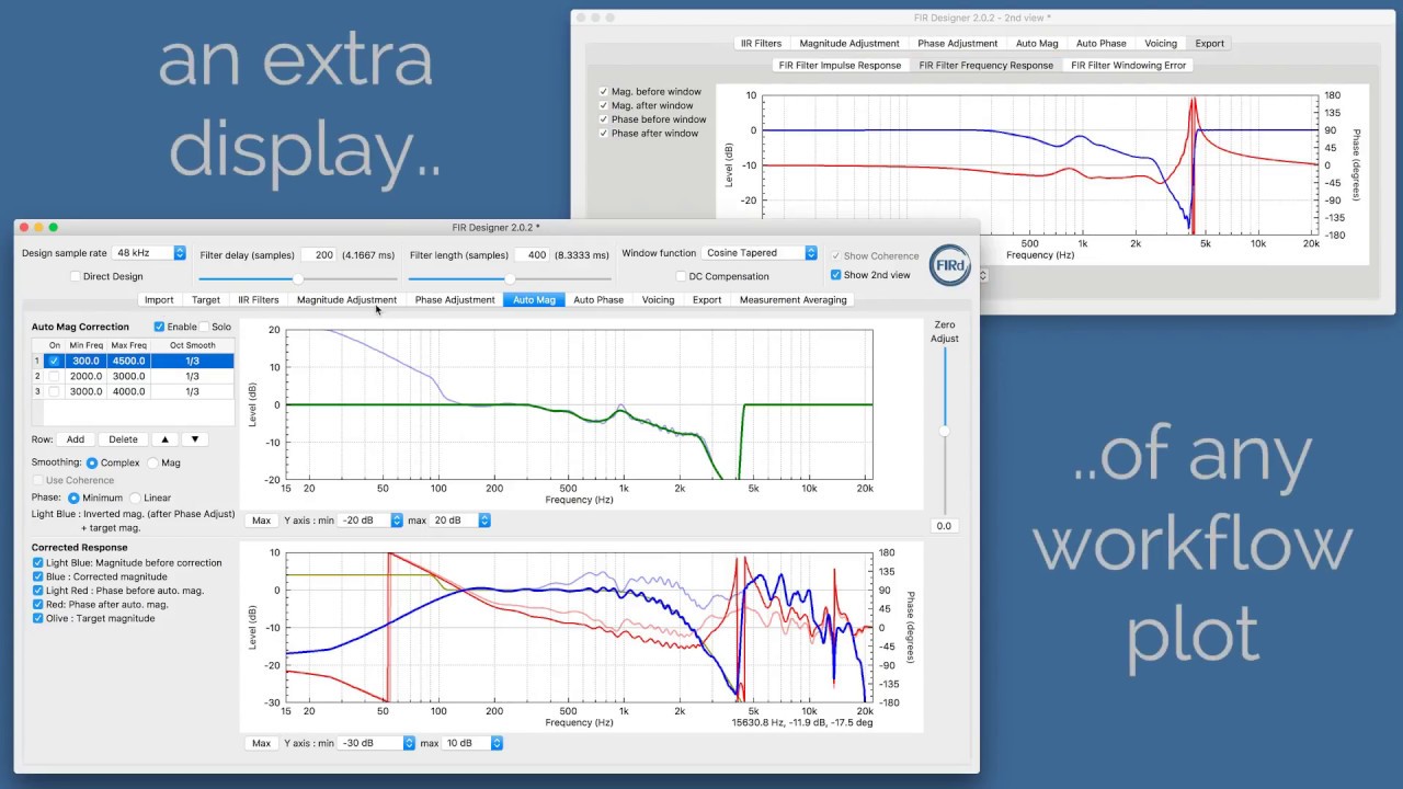 Introducing the 'Second View' feature of FIR Designer | Create custom ...