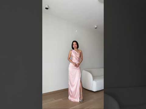 which pastel satin dress would u choose?💐💫 #springfashion #elegantstyle #formaldress #promdress