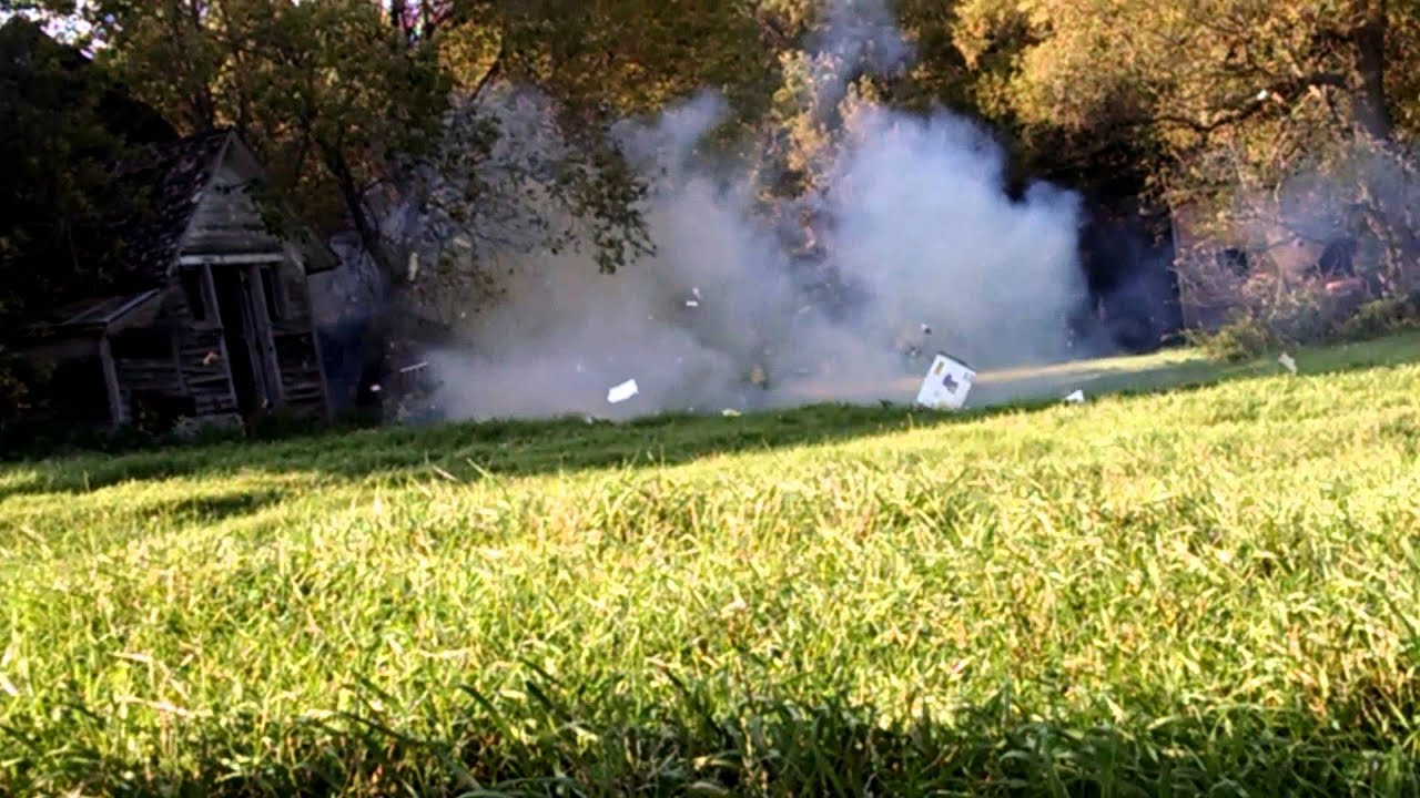 Exploding fridge - YouTube
