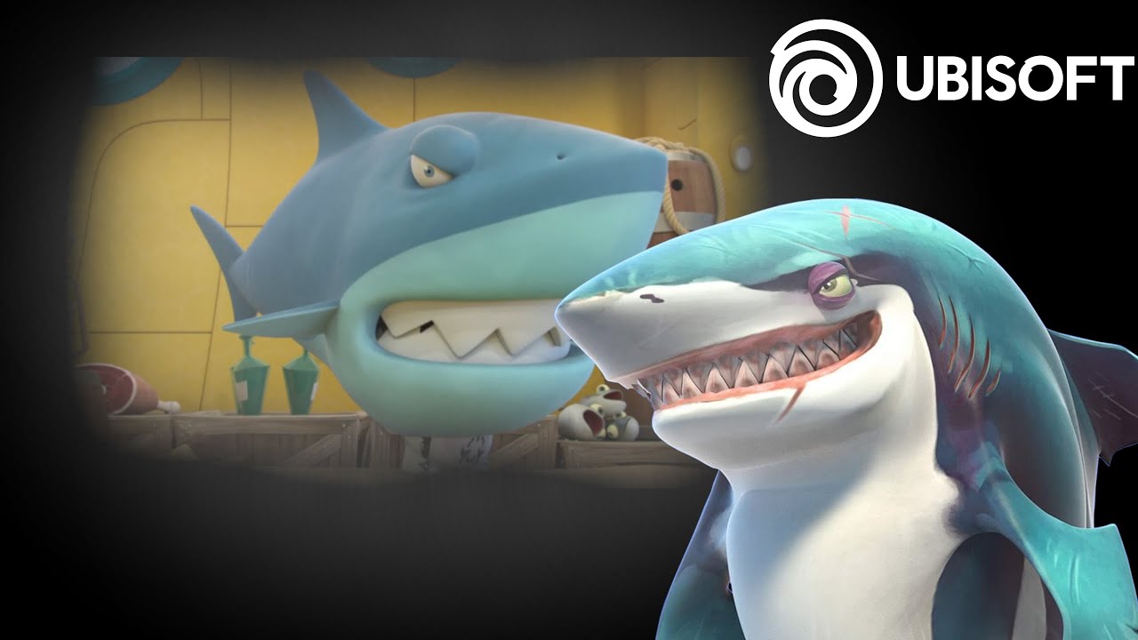 Hungry shark reacts to Rabbids shark episode - YouTube
