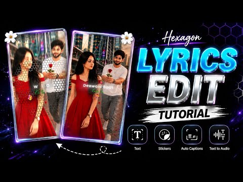 New viral hexagon lyrics status video editing in Alightmotion | Aftermotion | technicalmahatma